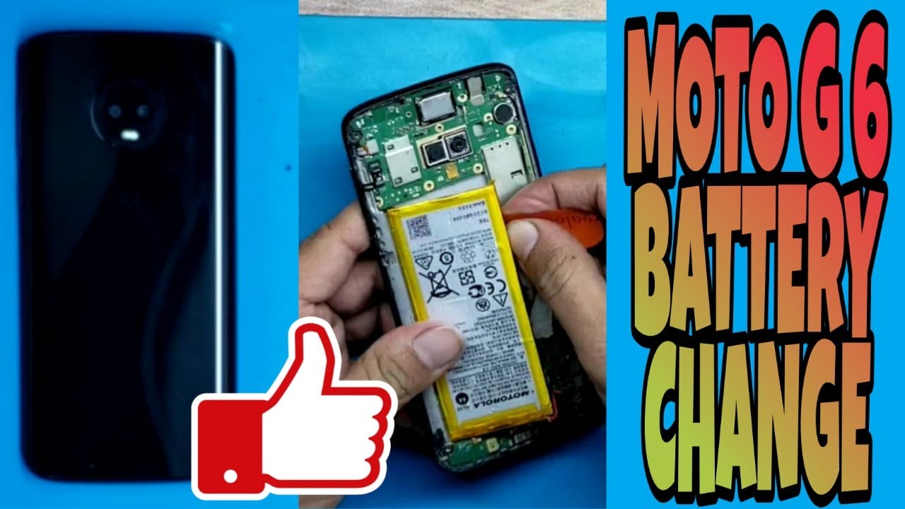 Motorola G6 Battery Change | XT-1925 Battery Replaement | How To Change ...