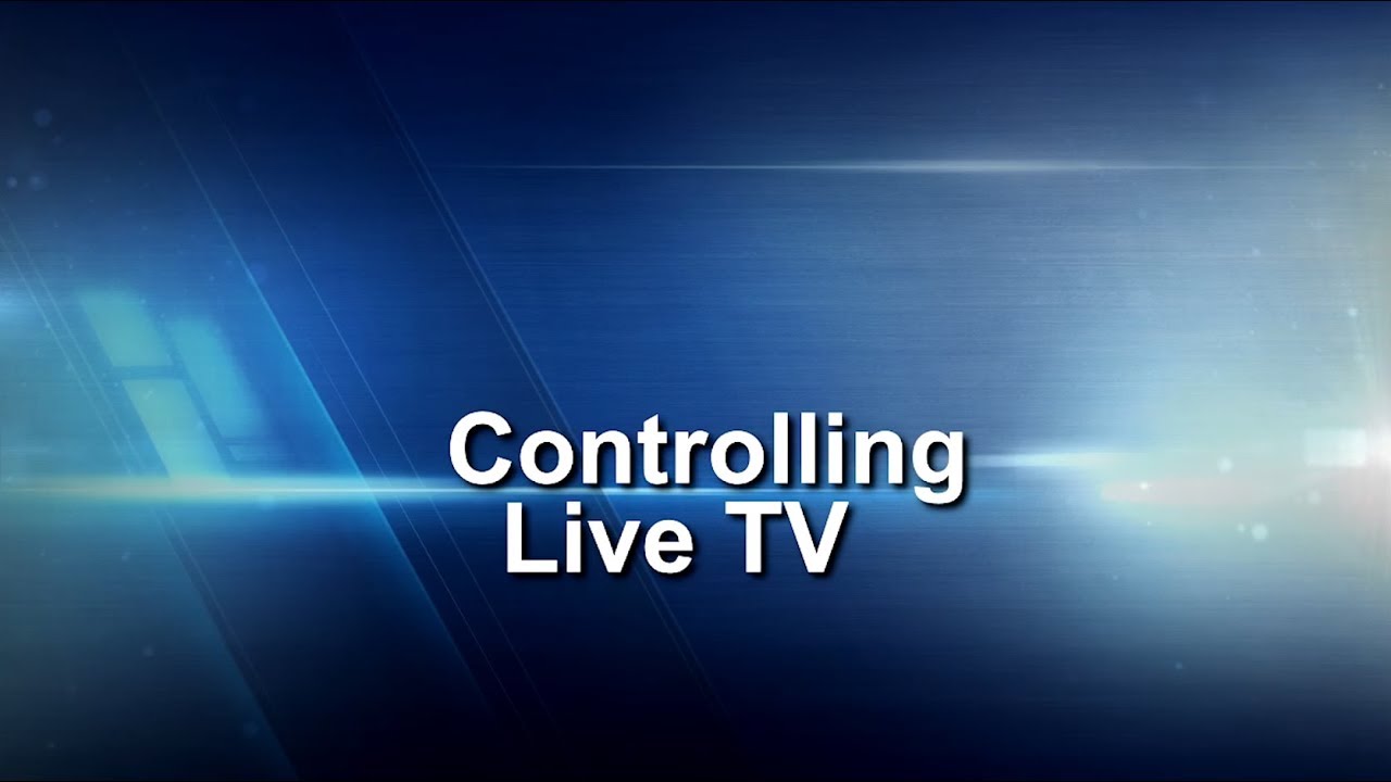 How to Control Live TV - Remote Control Options - YouTube