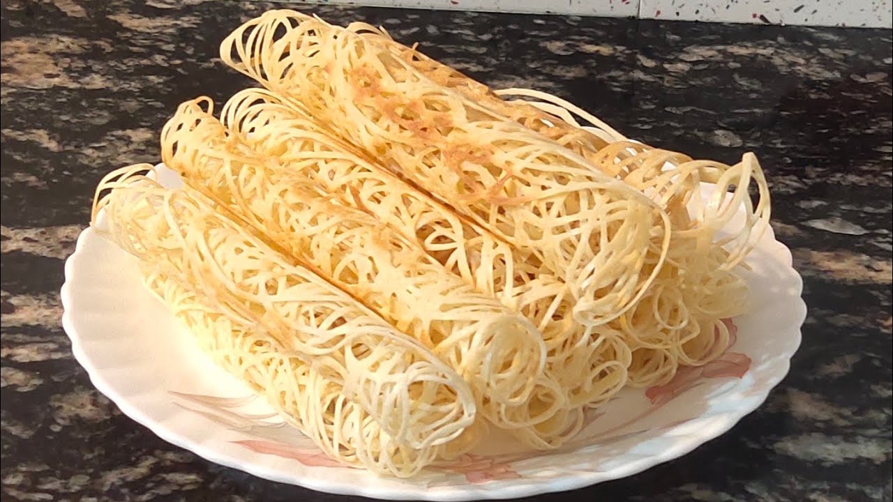 Sweet Crunchy Cobweb Pancakes Recipe // Dessert // - YouTube