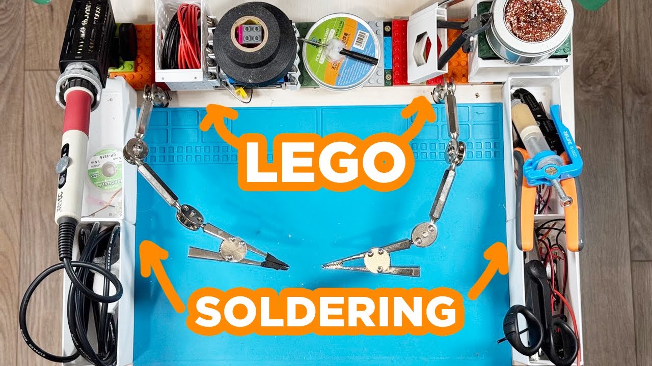 Transforming my soldering station with LEGO - YouTube