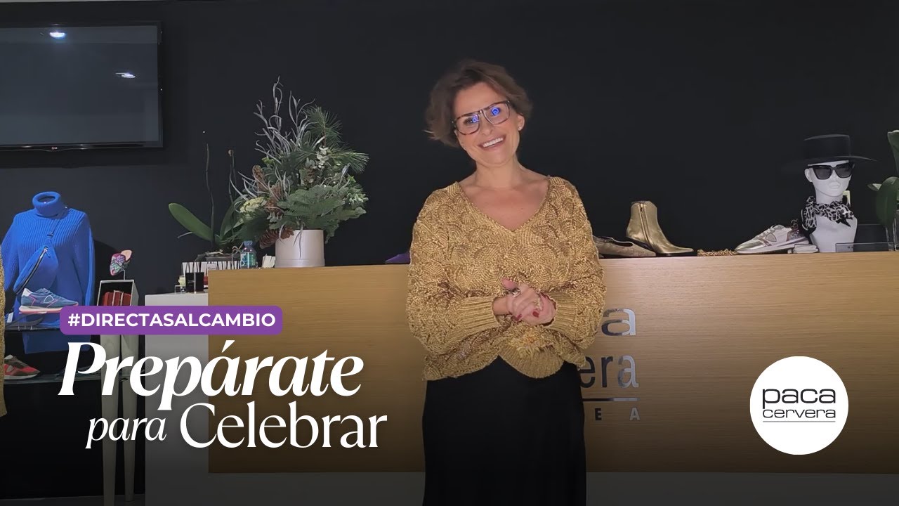PREPÁRATE PARA CELEBRAR | LOOKS PARA NAVIDAD EN ORO |Paca Cervera - YouTube