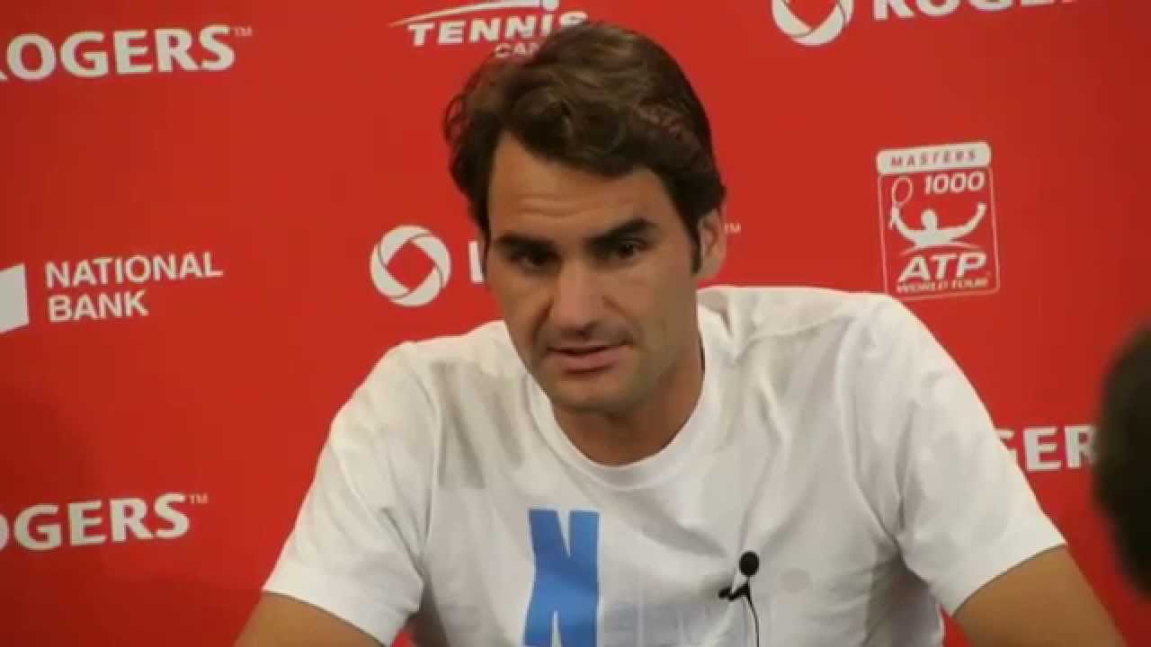 Roger Federer Press Conference - Rogers Cup (Toronto) - Aug. 10, 2014 ...