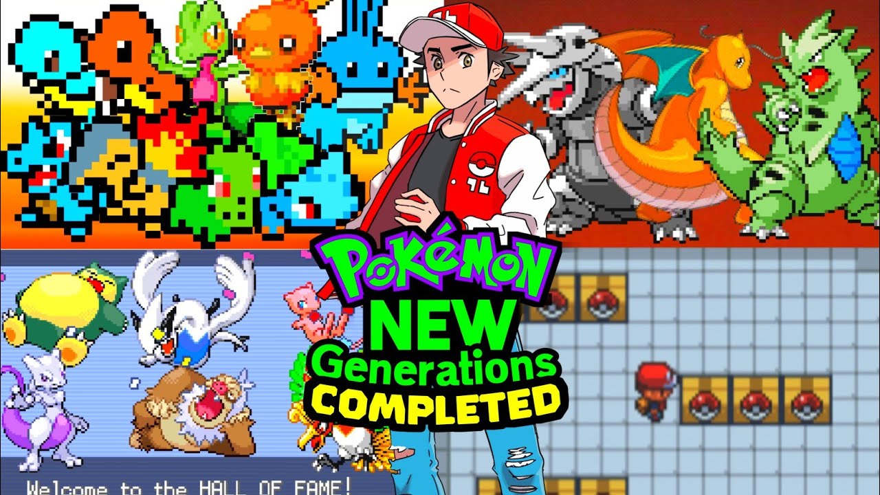 COMPLETED Pokemon GBA Rom Hack With 11 Starters, New Gym Leaders ...
