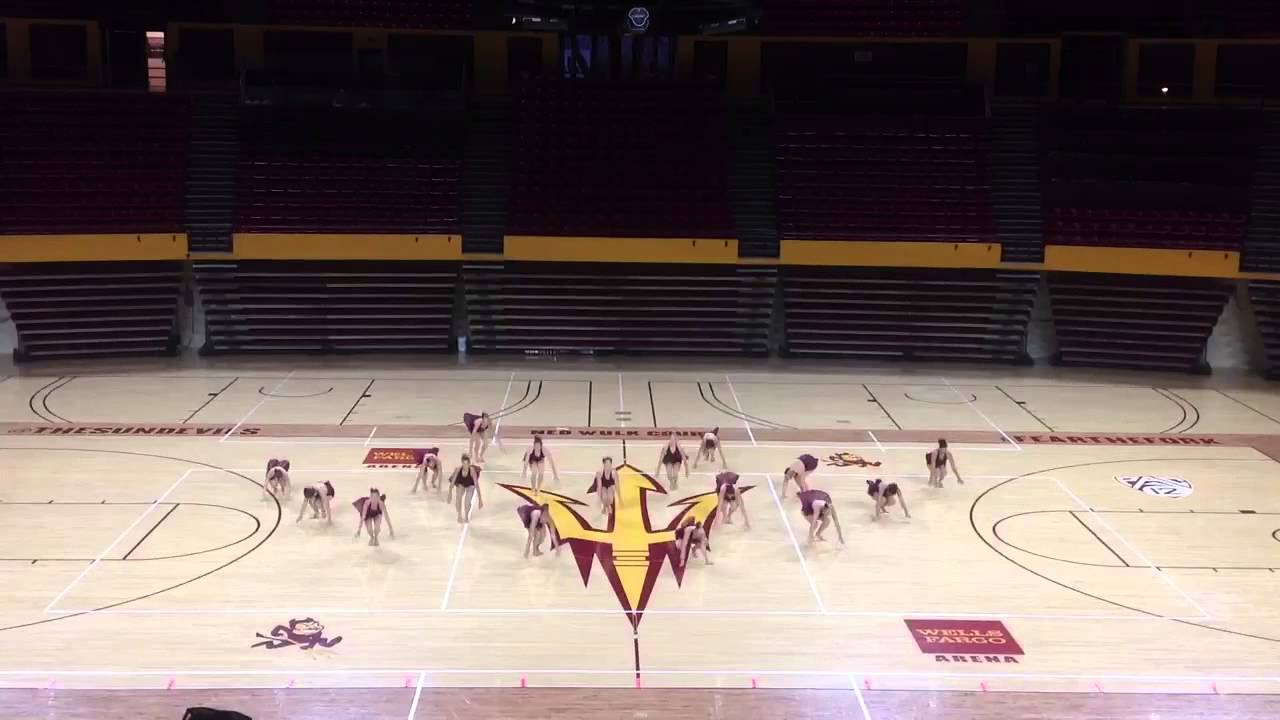 Arizona State University Dance Team Camp Send Off 2013 - YouTube