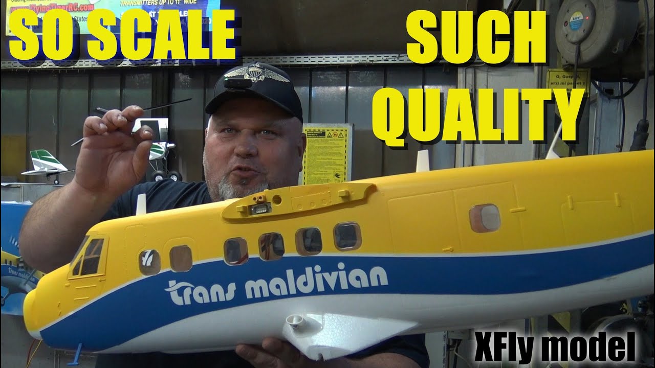 BIG SCALE XFly Twin Otter 1.8m PNP RC plane 6S power UNBOXING - YouTube
