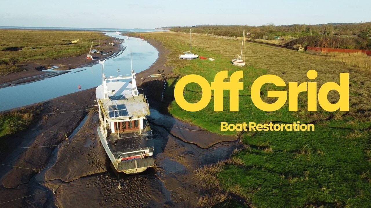Ep 158 - Massive OFF GRID Boat Restoration With Cheap Tools - YouTube