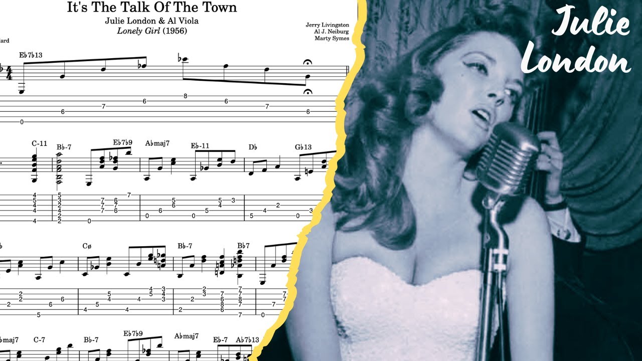 It's The Talk Of The Town Julie London & Al Viola Transcription 5/13 ...