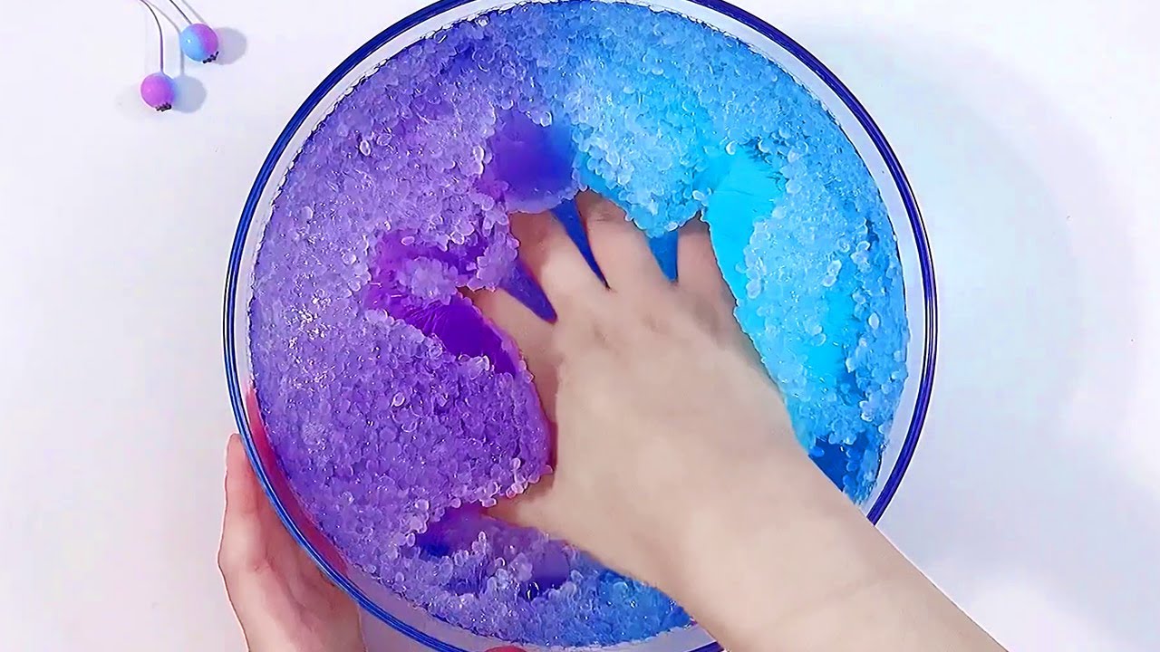 Unknown Slime House&Inflatable iceberg & rice grains😍😍★ ASMR So soft ...