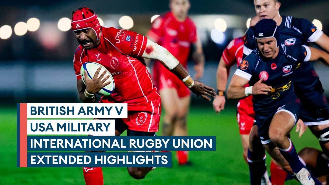 Ruthless Army beat the visiting Americans! 🔥 | British Army 47-17 USA ...