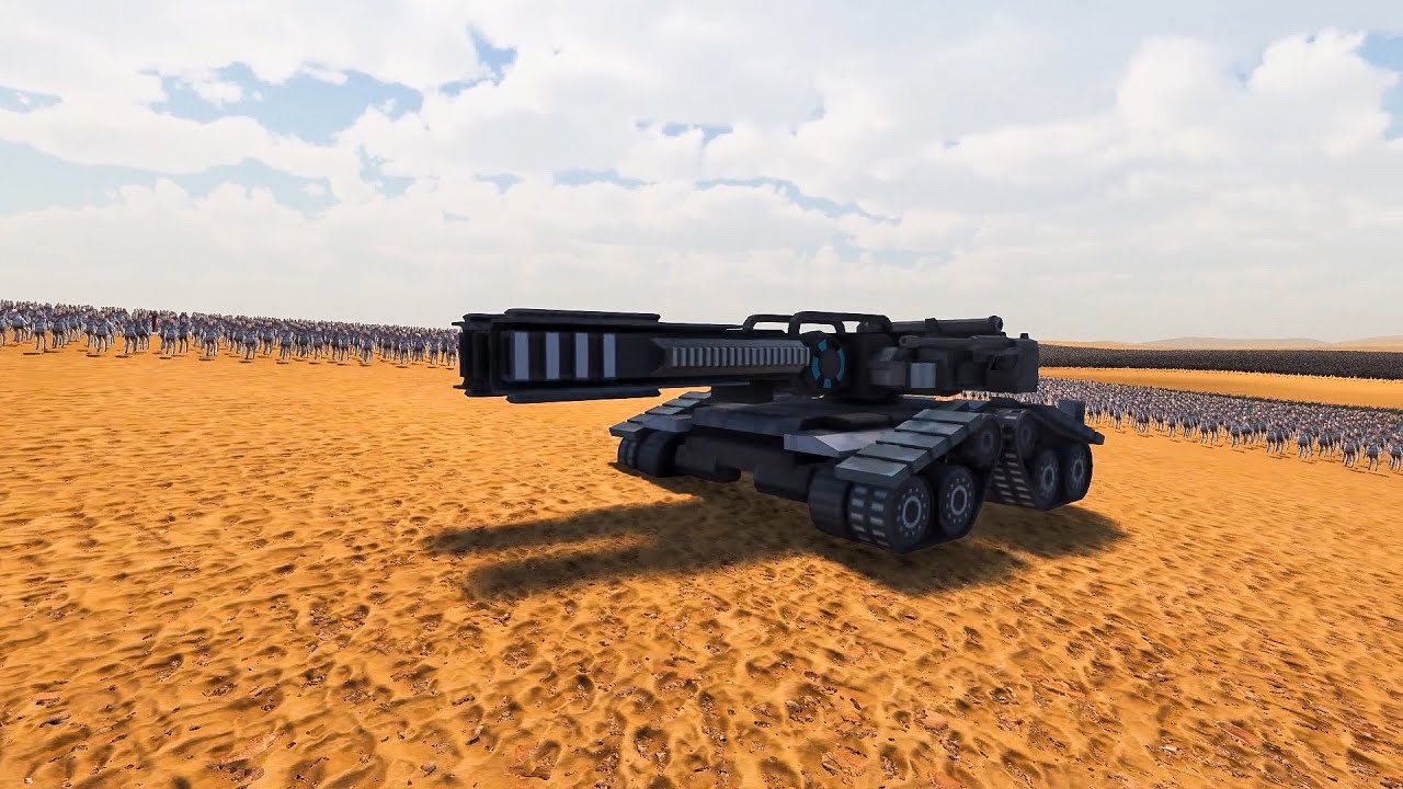 Scifi Heavy Tank & Human Army VS Zombies | UEBS 2 | Ultimate Epic ...