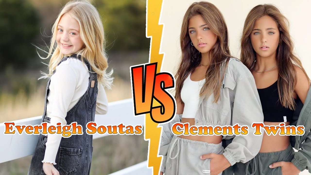 Everleigh Rose Soutas VS Clements Twins (Ava And Leah) Transformation 👑 ...
