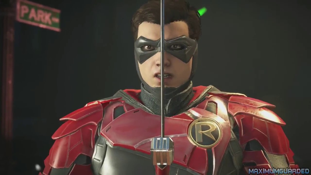 Injustice 2 - Batman vs Robin - All Intro Dialogue, Super Moves And ...