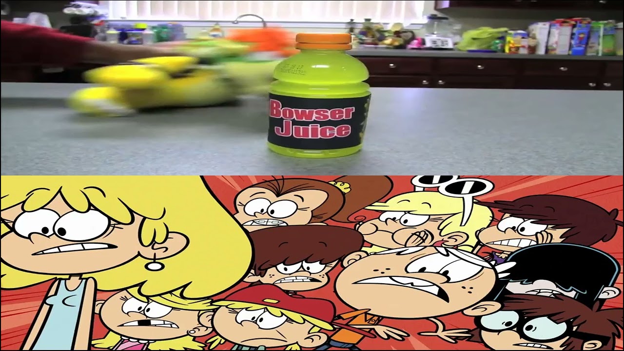 The Loud Kids React to Bowser Juice - YouTube