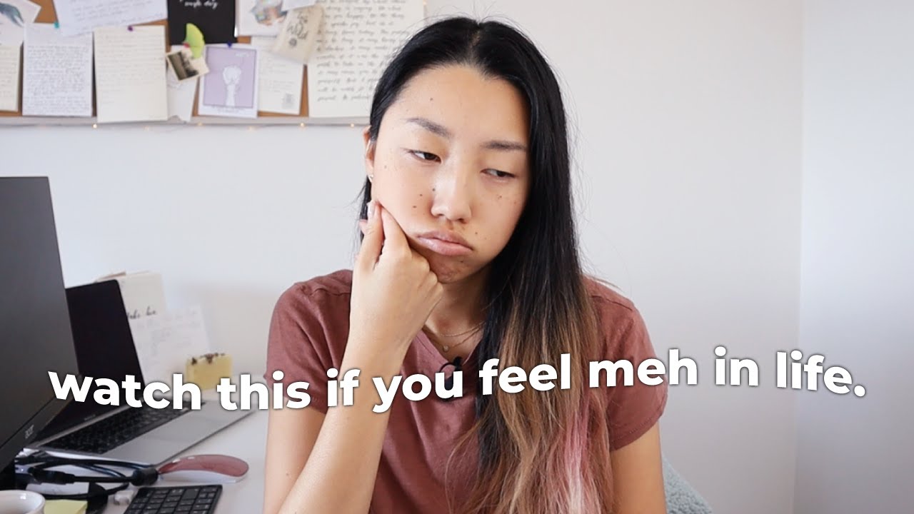 How to be okay with things going meh in your life - YouTube