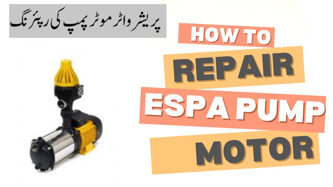 How To Repair or Replace Pressure Water Motor Kit. water Pump Repair ...