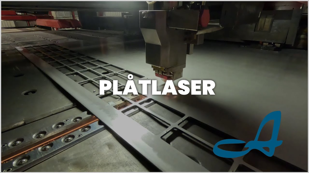 Laserskärning i plåt - YouTube