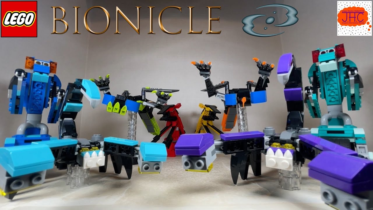 BEASTS! LEGO BIONICLE GWP G3 Brick Built Rahi Animals Action Figure ...