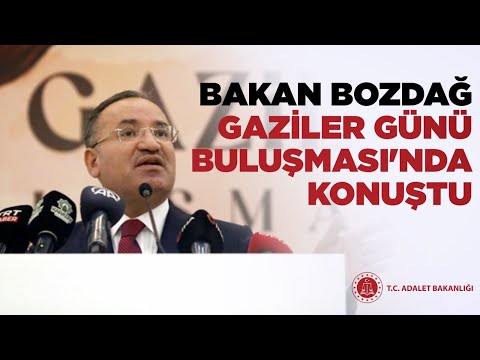 ADALET BAKANI BEKİR BOZDAĞ KONYA'DA GAZİLER GÜNÜ BULUŞMASI'NDA KONUŞTU