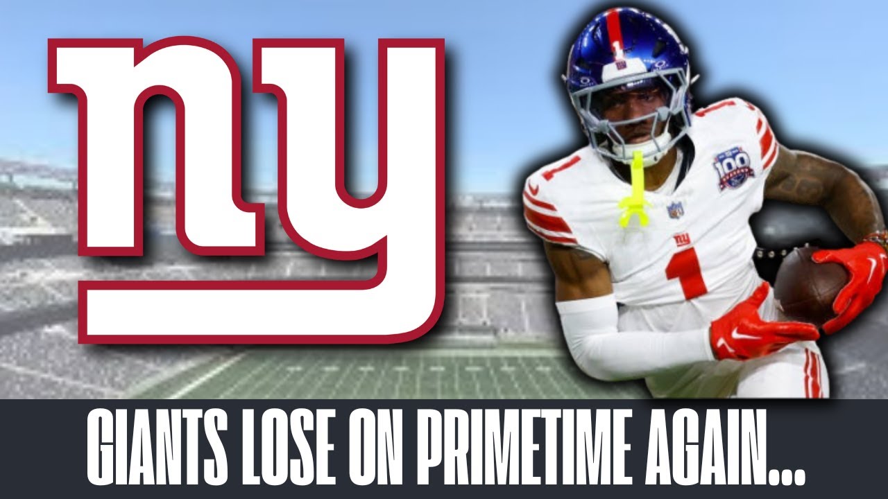 GIANTS LOSE ON PRIMETIME AGAIN!!! GET US OFF PRIMETIME! - YouTube