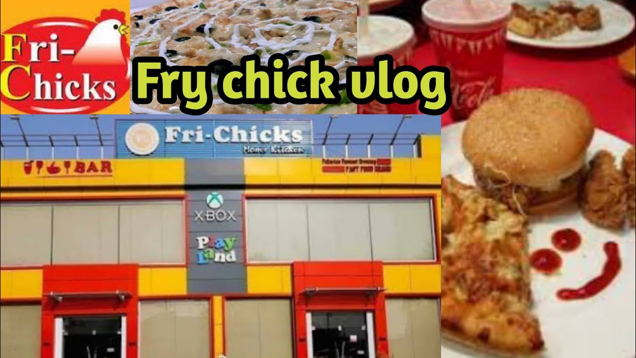 Fri Chick Pizza Burger And Chicken 🍗 wings @zeeflier - YouTube