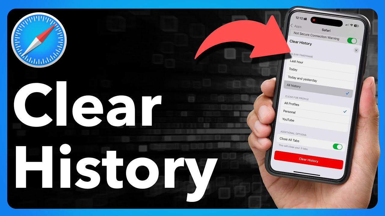 How To Clear Safari History - YouTube