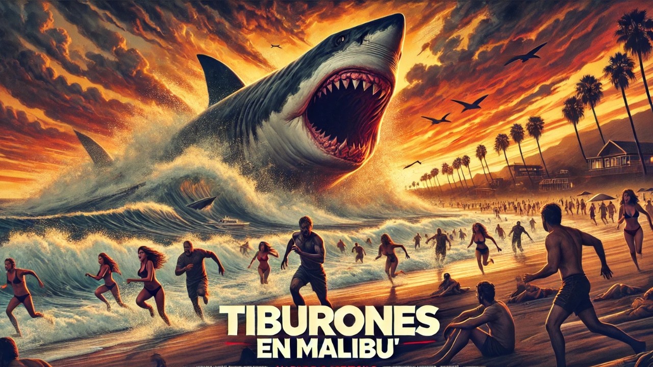 Terror En Malibú, los Tiburones matan | HD | Película De Acción Y ...
