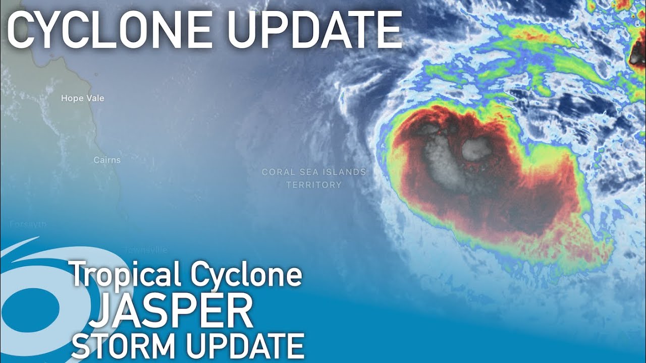Category 3 Severe Tropical Cyclone Jasper Threatening Cairns With a ...