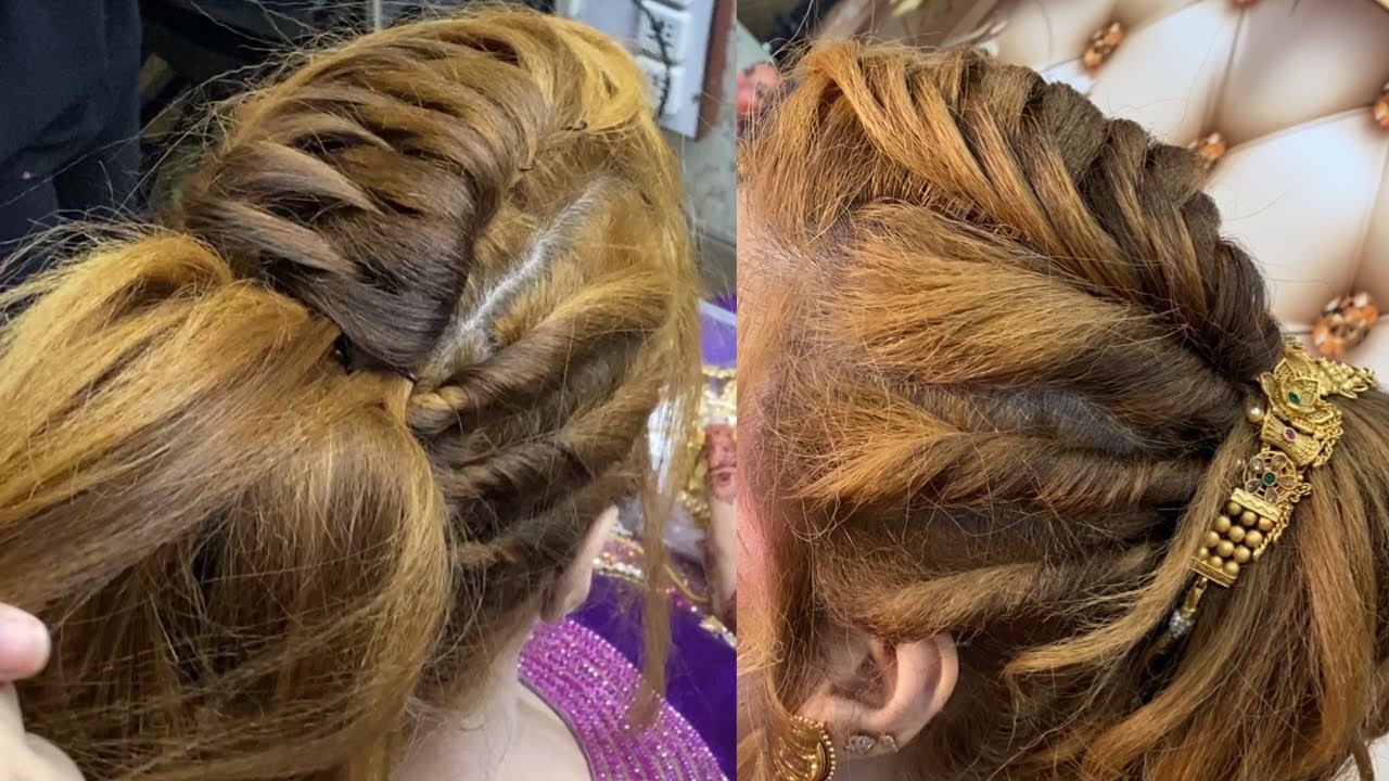 Beautiful Twisted Braid Hairstyle for girls | Hairstyles for log hair ...