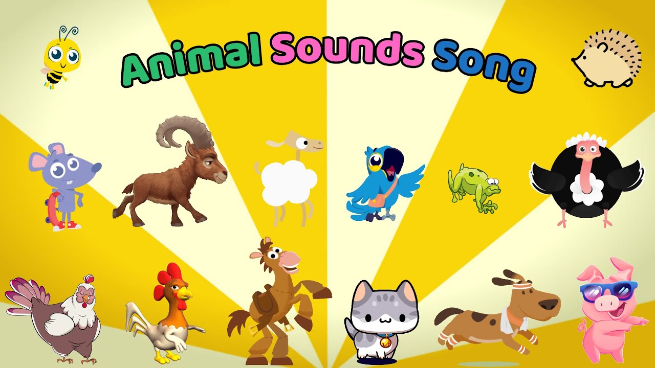The BEST Animal Sounds Song for Kids TV Education | Nursery Rhymes ...