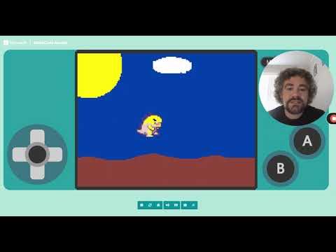 Lesson 1 Creating Sprites & Background in MakeCode Arcade - YouTube