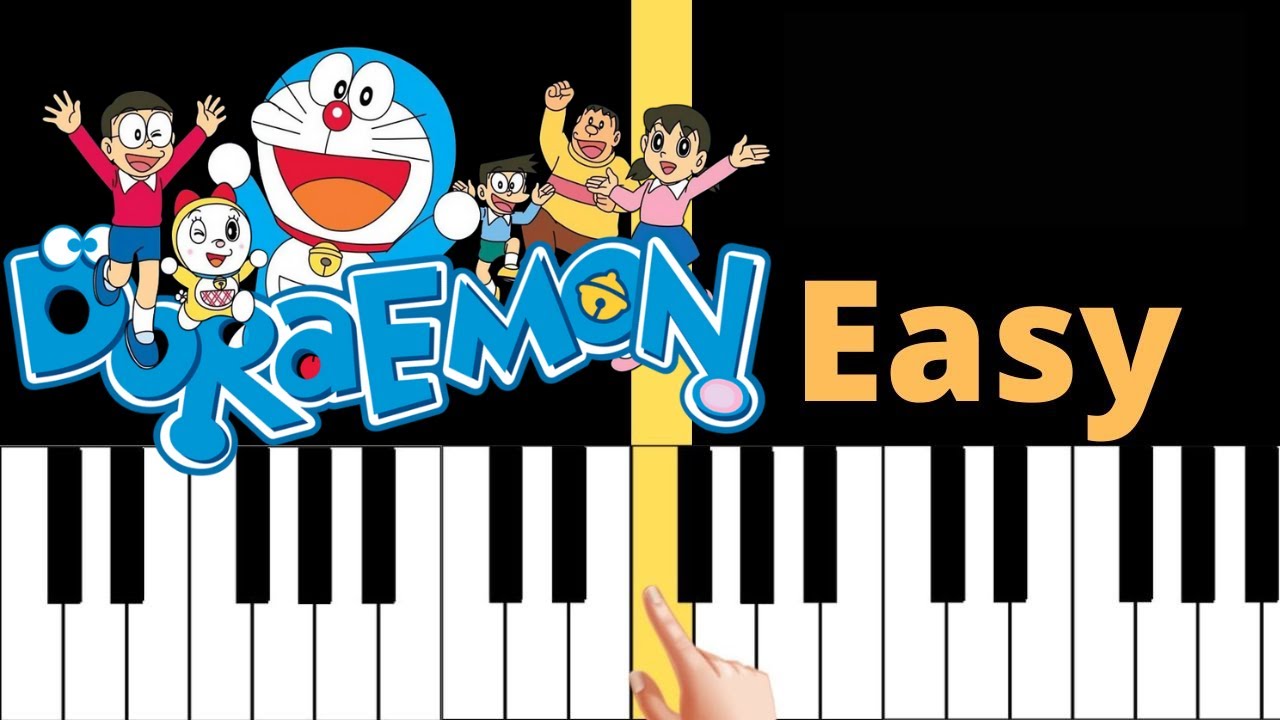 Doraemon Theme Song (Doraemon no Uta) | EASY Piano Tutorial - YouTube