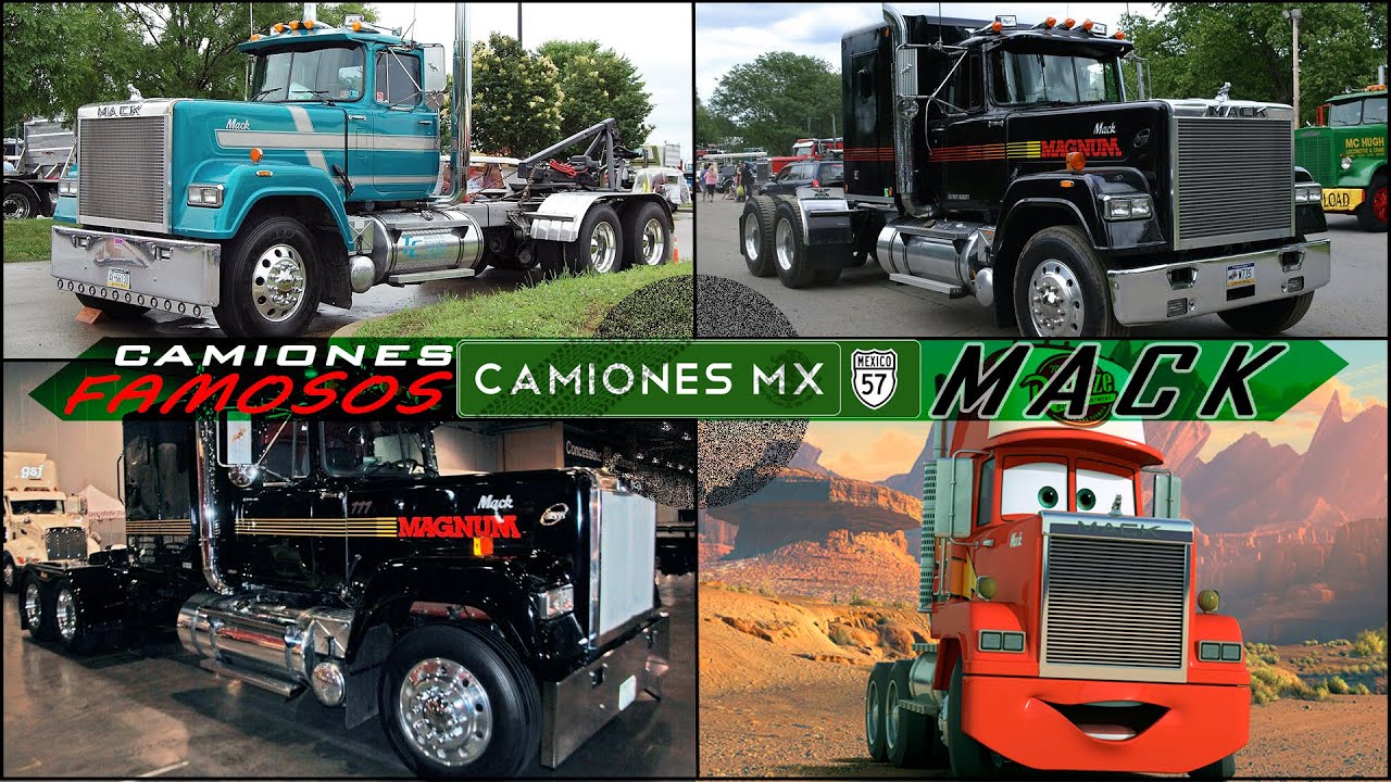 ¡El Mack de la película "CARS" (CAMIONES FAMOSOS) en Camiones Mx! - YouTube