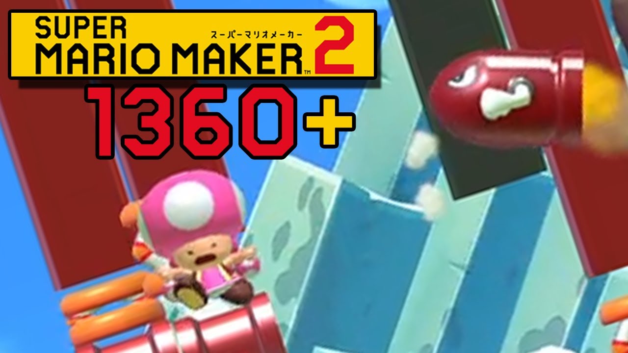 SQUISHED! 1360+ // Super Mario Maker 2 - YouTube