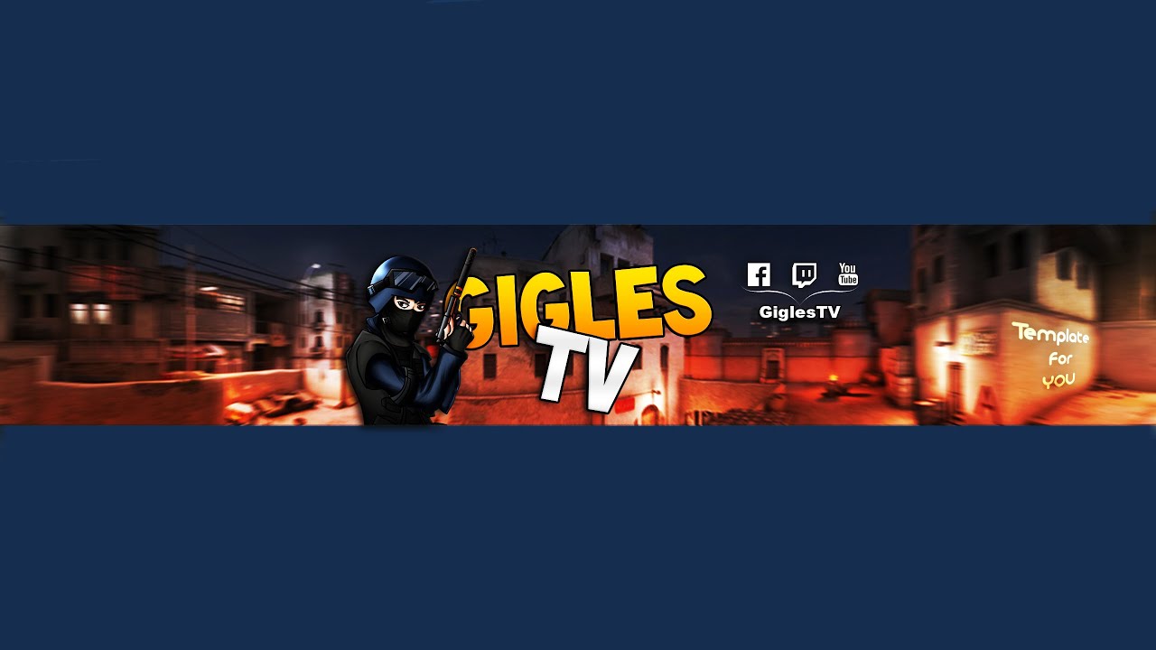 CS:GO - Easy TEMPLATE BANNER for all :) by **Gigles** - YouTube
