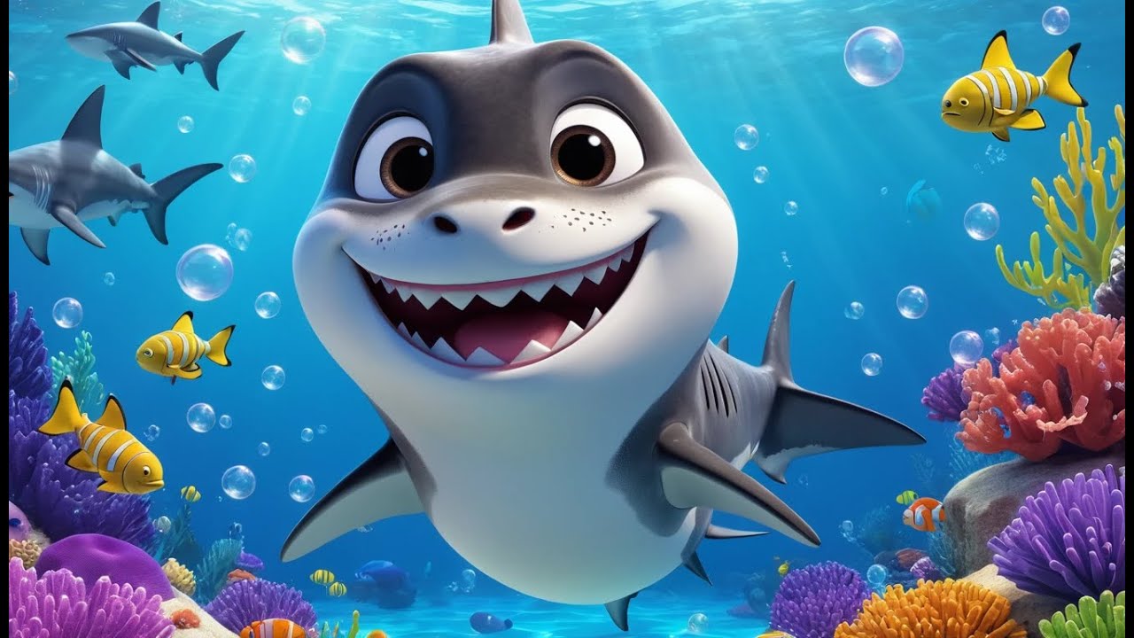 Finger Family Song with the Baby Shark Family | Fun Ocean Nursery Rhyme ...