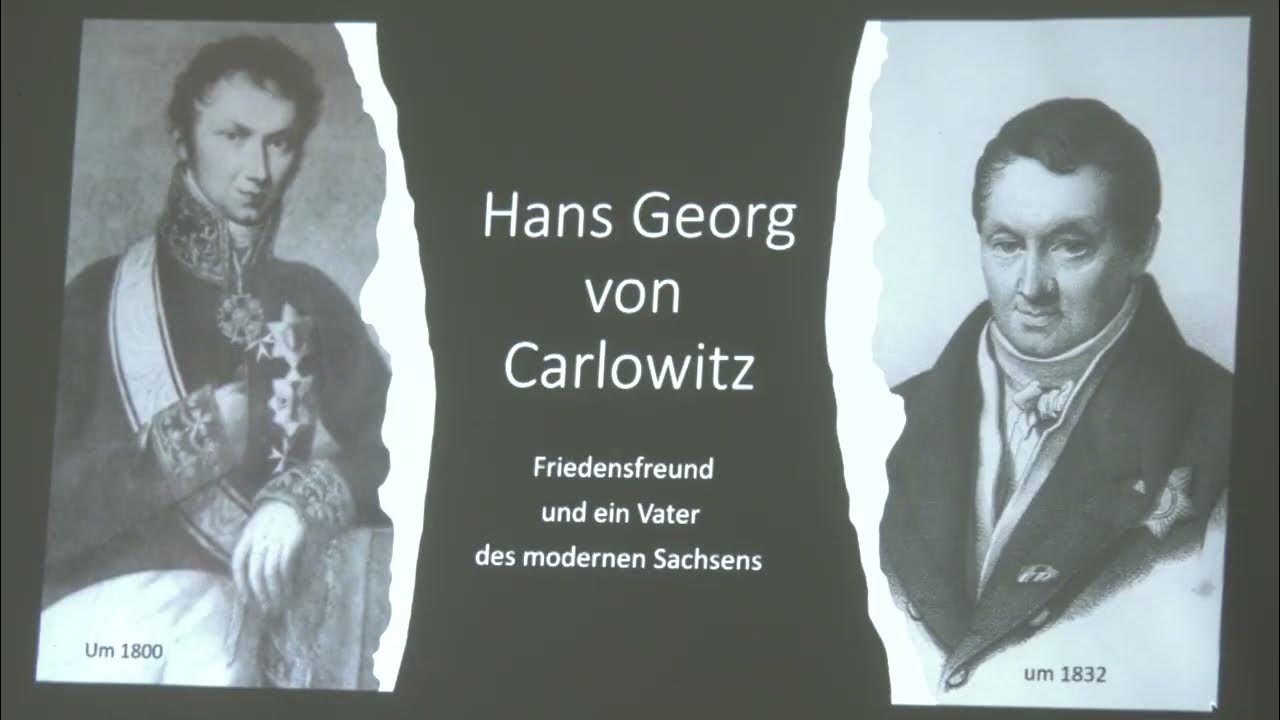 Hans Georg von Carlowitz - literarische Erinnerungen im Lossatal - YouTube