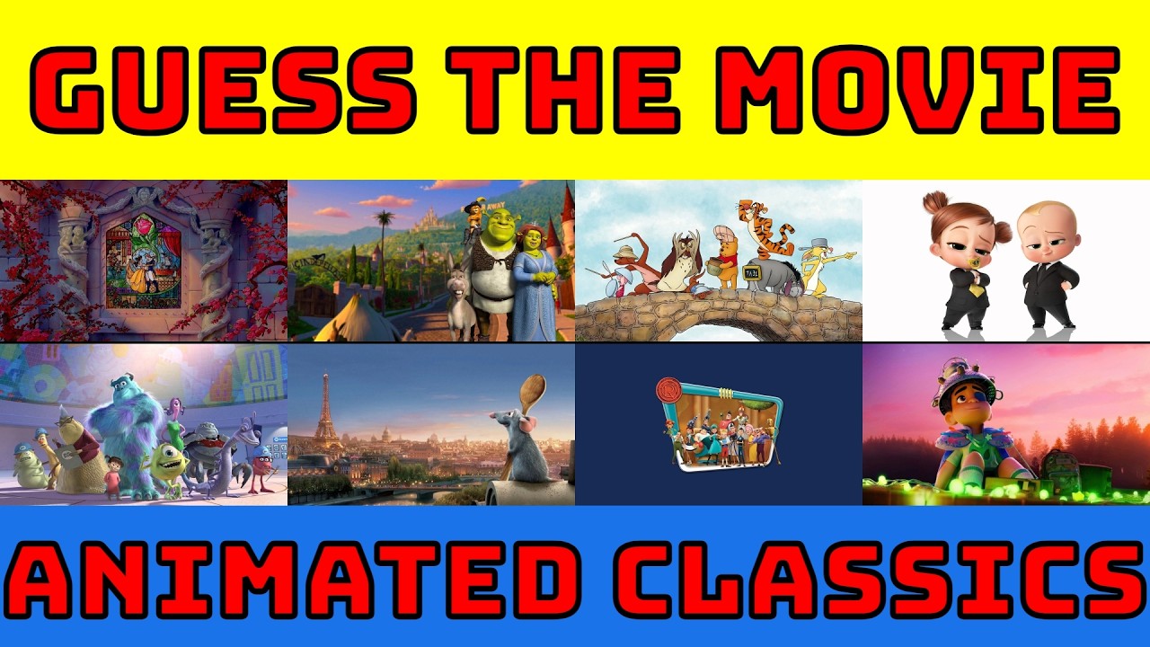 Pixar, Disney & DreamWorks Quiz | Guess the Animated Movie! 🎥 - YouTube