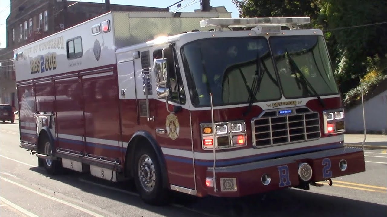 Paterson Fire Department Rescue 2 Responding 10-25-23 - YouTube