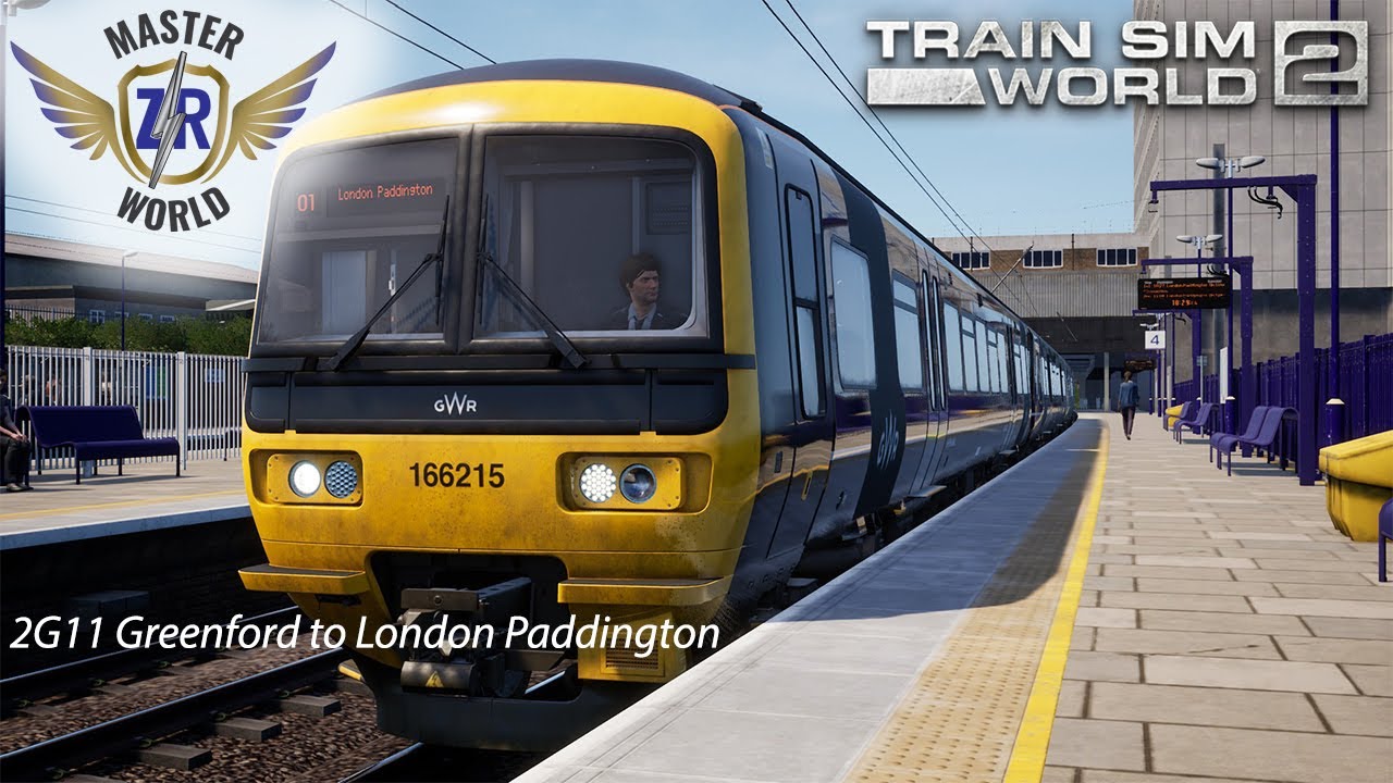 2G11 Greenford to London Paddington - Great Western Express - Class 166 ...