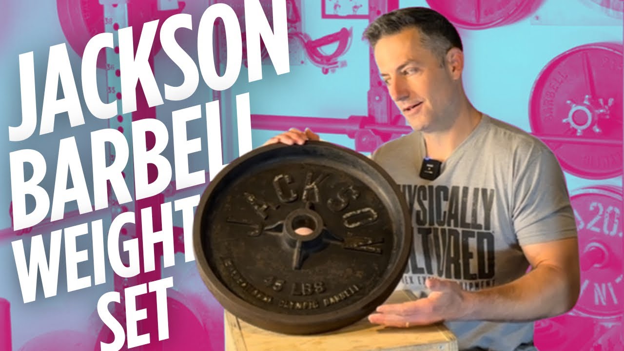 Vintage Jackson Barbell Olympic Weight Set Gen2 Review - YouTube