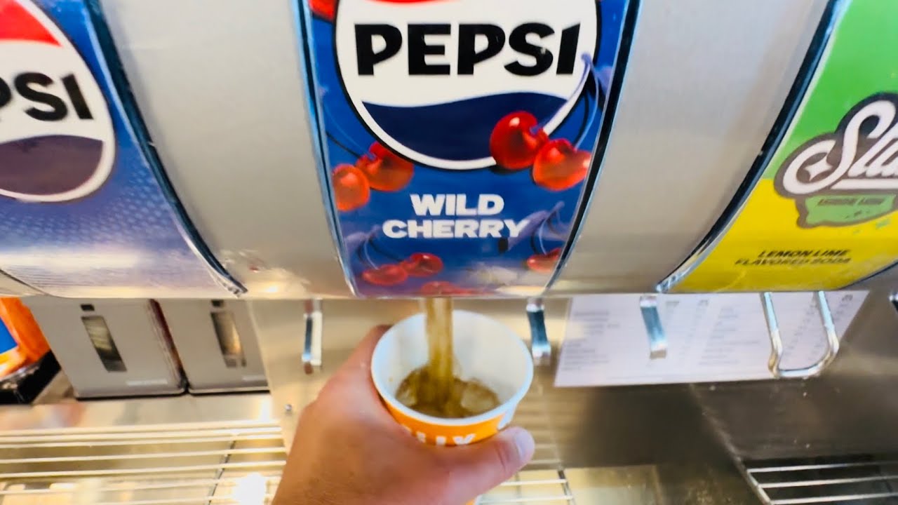 Drinks at CEC Soda Fountain Machine | Cherry Pepsi, Mountain Dew ...