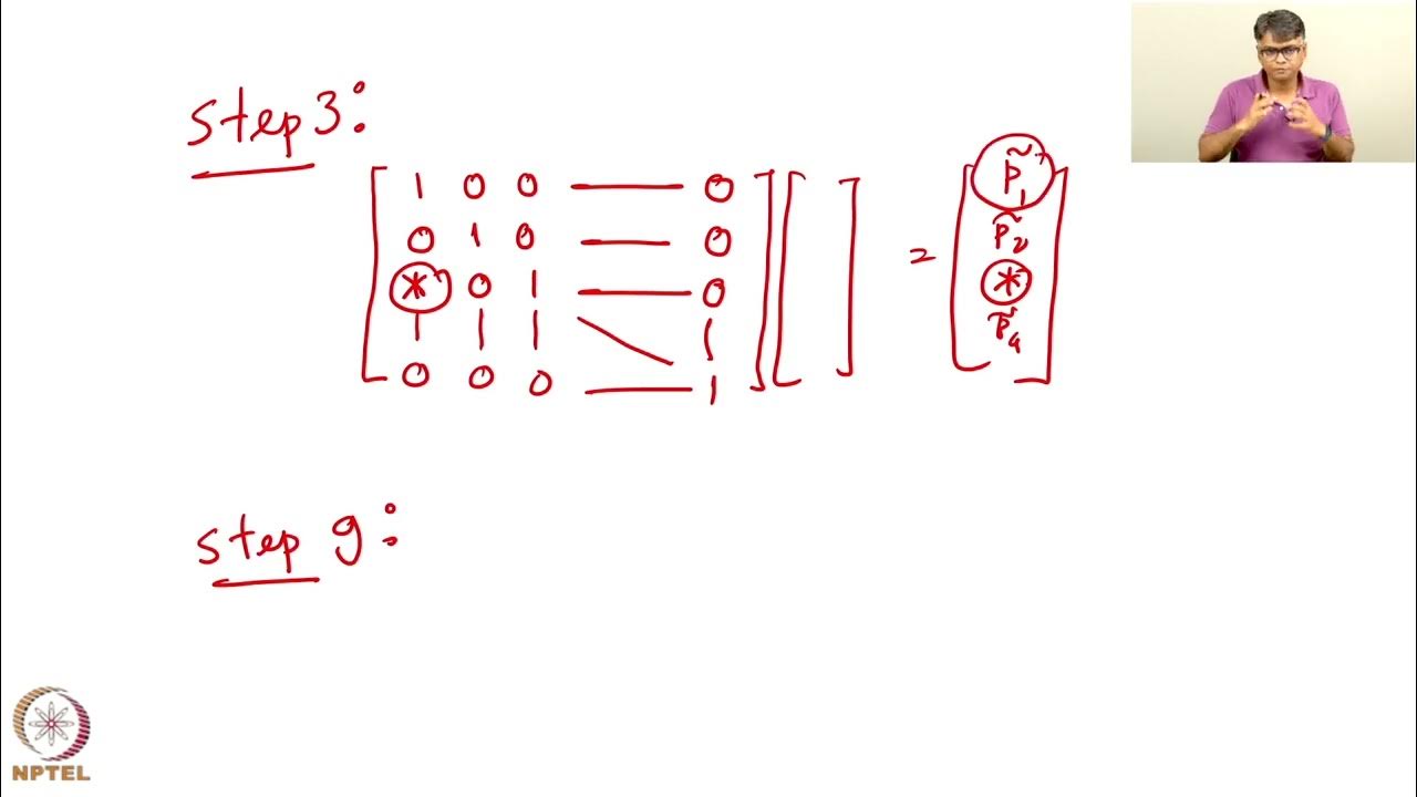 Week 02: Lecture 06: Polynomial matrices: Aryabhatta-Bezout identity, upper triangular form ...
