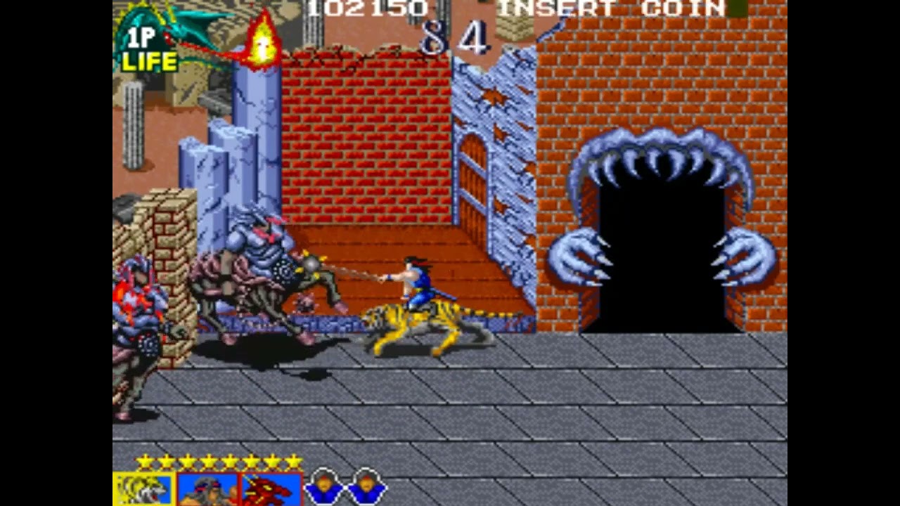 Wild Fang (Arcade) Centaurs Boss Battle - YouTube