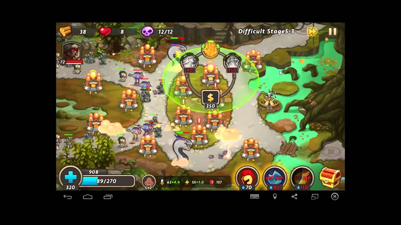 Castle TD 2 Swamp Animals 5-3 Difficult - YouTube