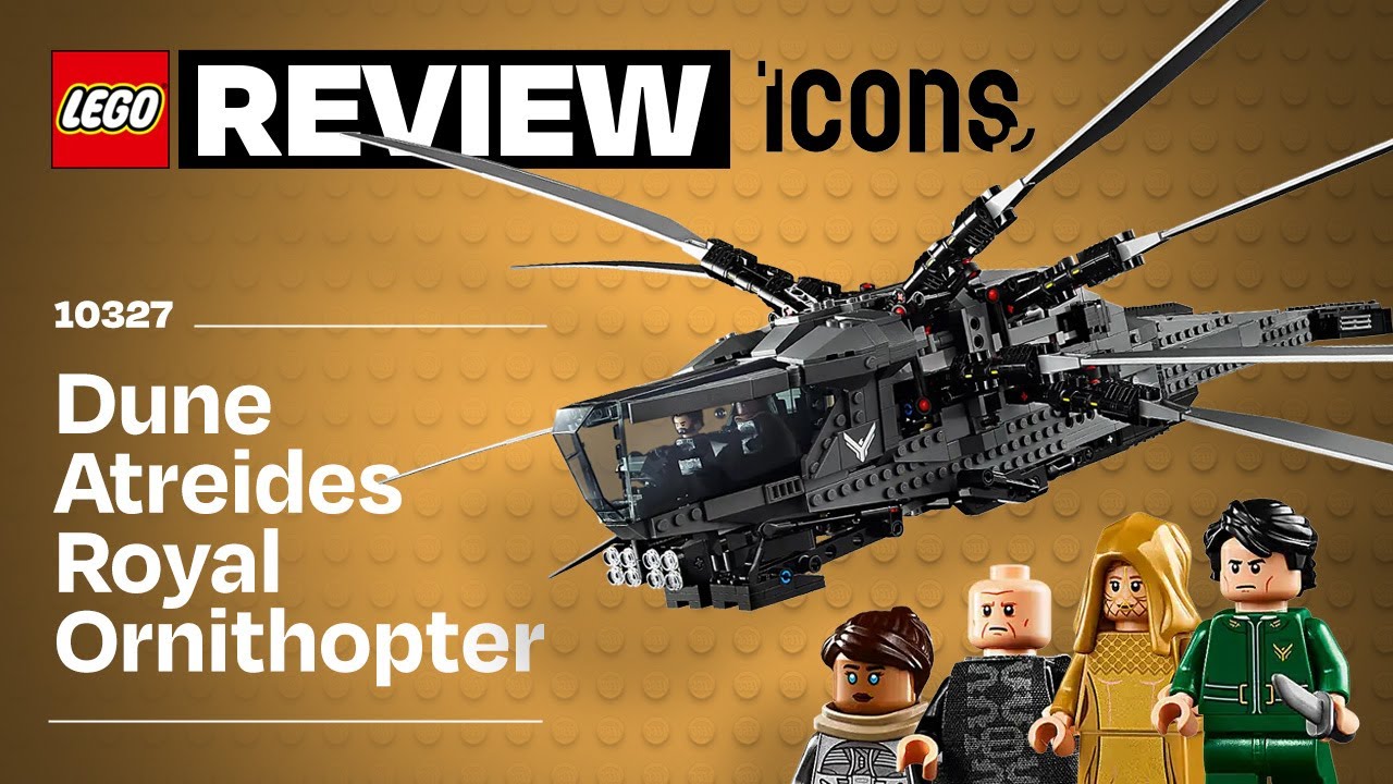 The Chosen one | LEGO Icons Dune Atreides Royal Ornithopter 10327 ...