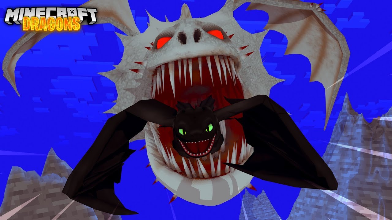 SCREAMING DEATH DRAGON EATS BABY DRAGONS!? - Minecraft Dragons - YouTube