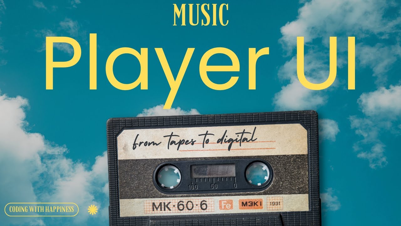 How to Create a Beautiful Music Player UI | HTML & CSS Only - YouTube