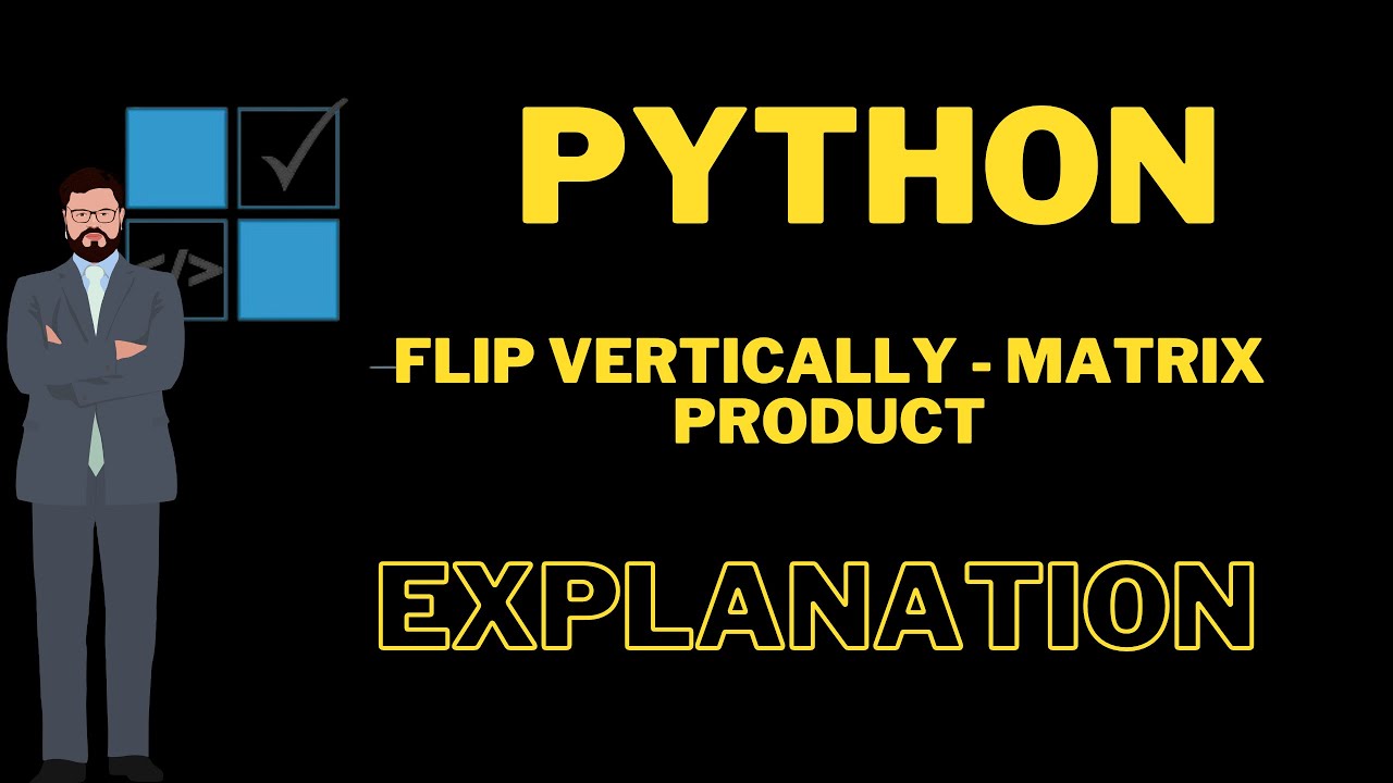 Flip vertically - matrix product | skillrack daily challenge | # ...