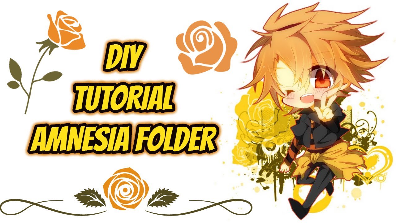 SIMPLE DIY TUTORIAL: Amnesia FOLDER - YouTube