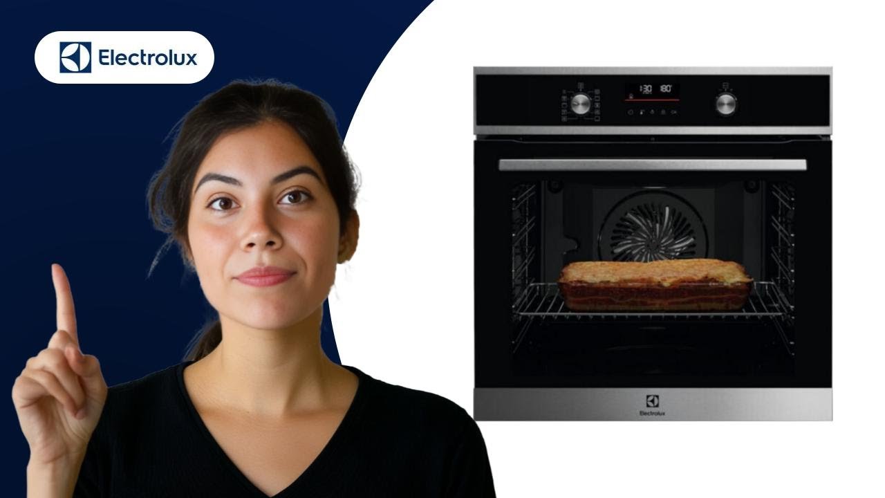 Comment régler lhorloge du four Electrolux EOF6P46X - YouTube